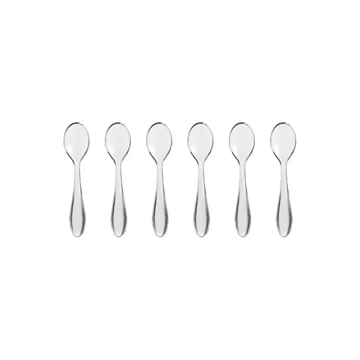 Set Of 6 Tea Spoons 12cm Feeling - Clear – Macucina Store